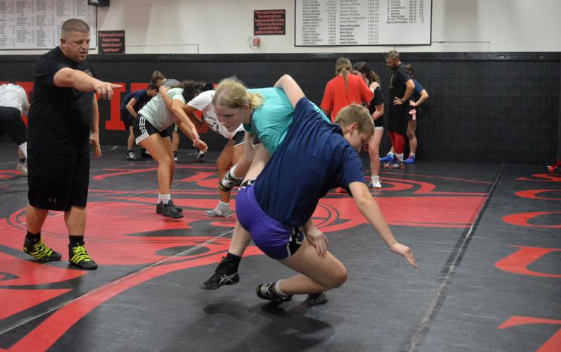Scouts girls wrestling look to make their mark in first year