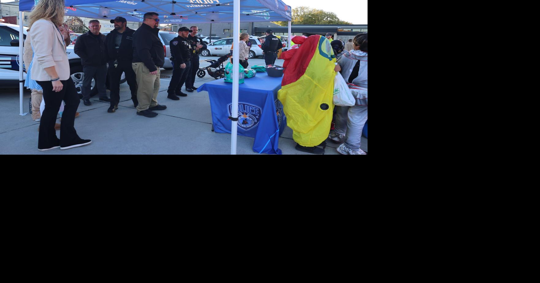 CPD table at trunk-or-treat