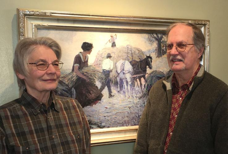 Art imitating life: David City couple's agrarian art collection on display