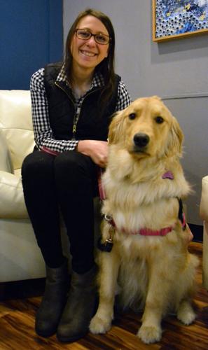 Winig handles health issues with help from her four-legged friend