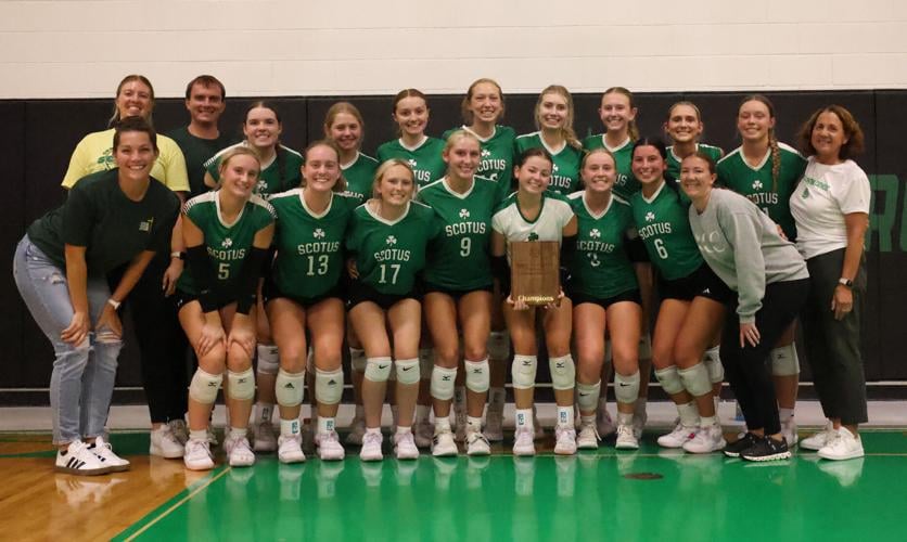 Scotus volleyball wins first home invite title since 2019