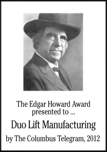 Edgar Howard award goes to Duo Lift