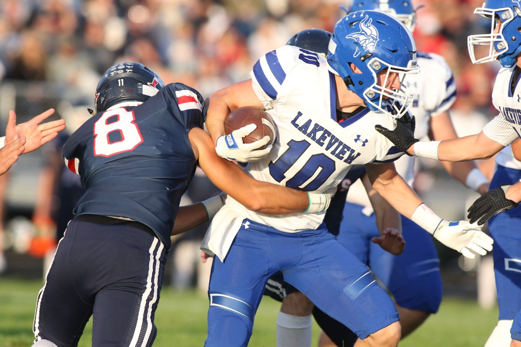Lakeview football dominates again, CHS shutout at Westside