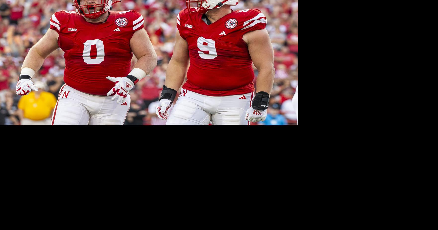 10 Nebraska football players wearing single-digit jerseys