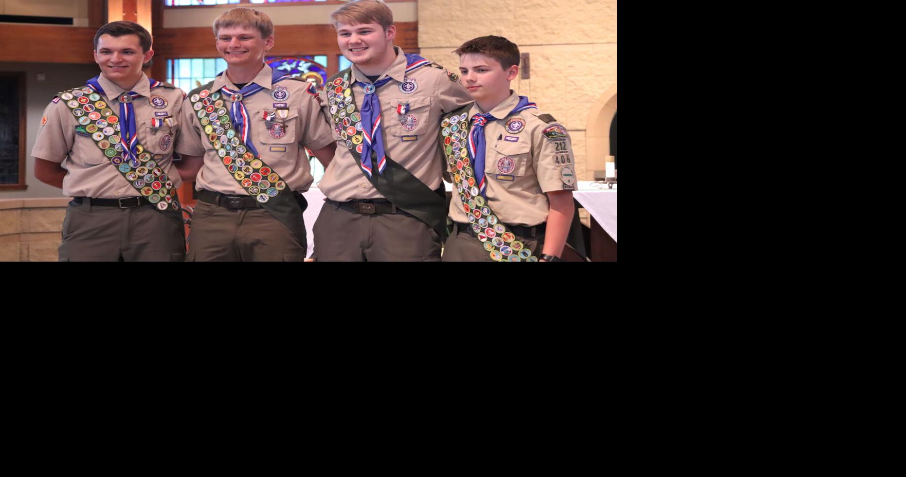 Quadruple Eagles: Columbus sees four Boy Scouts of America Eagle Scout ...