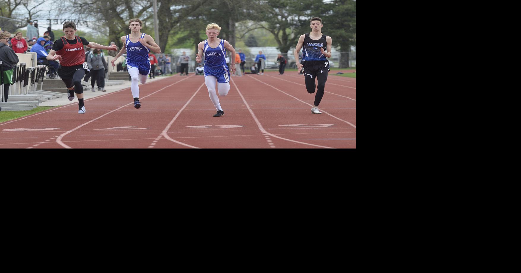 Viking sprints highlight season opening meet