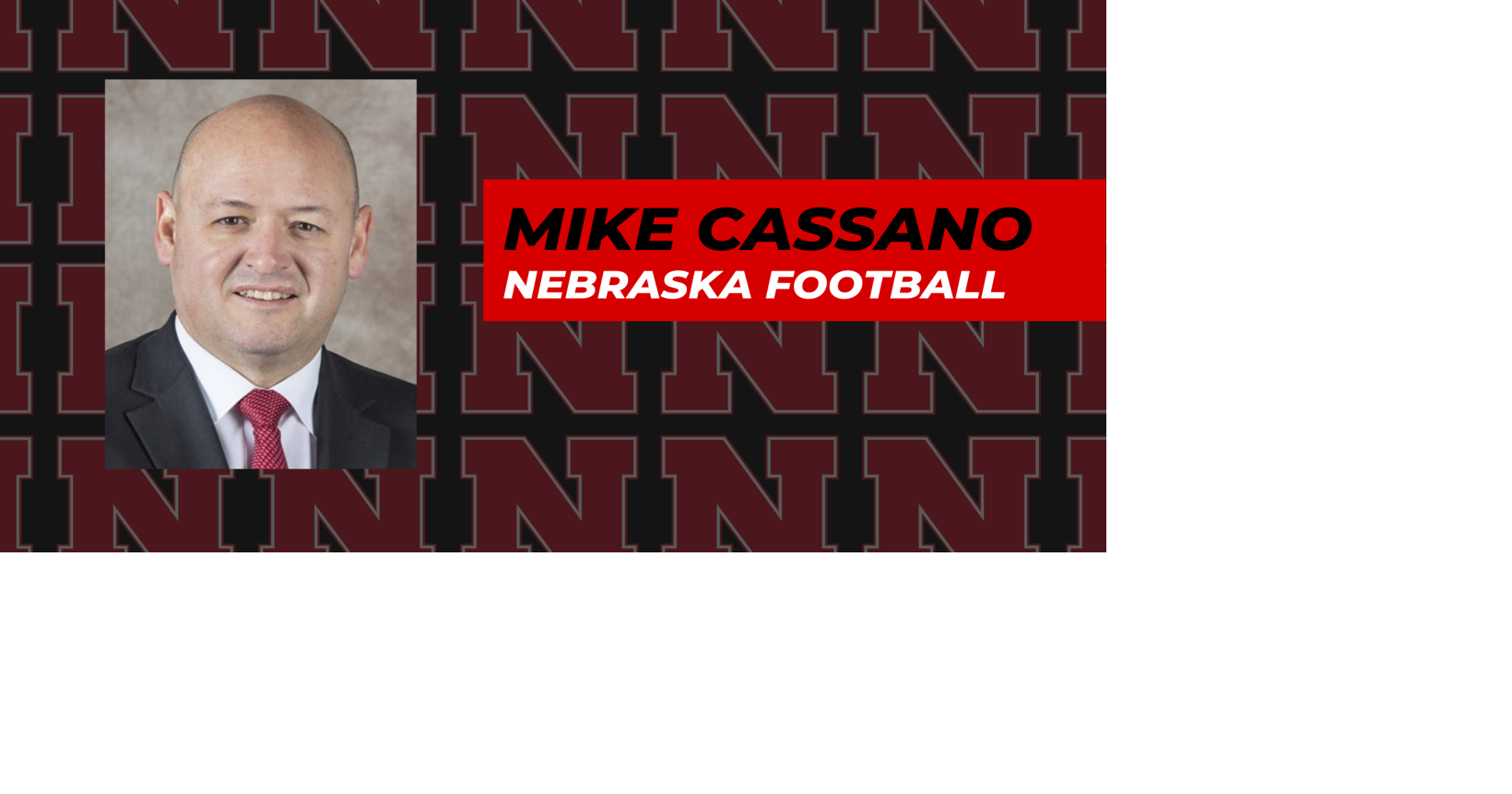 Mickey Joseph promotes Mike Cassano to Nebraska's wide receivers coach