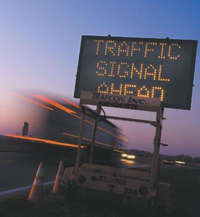 Accident signals need for warning sign