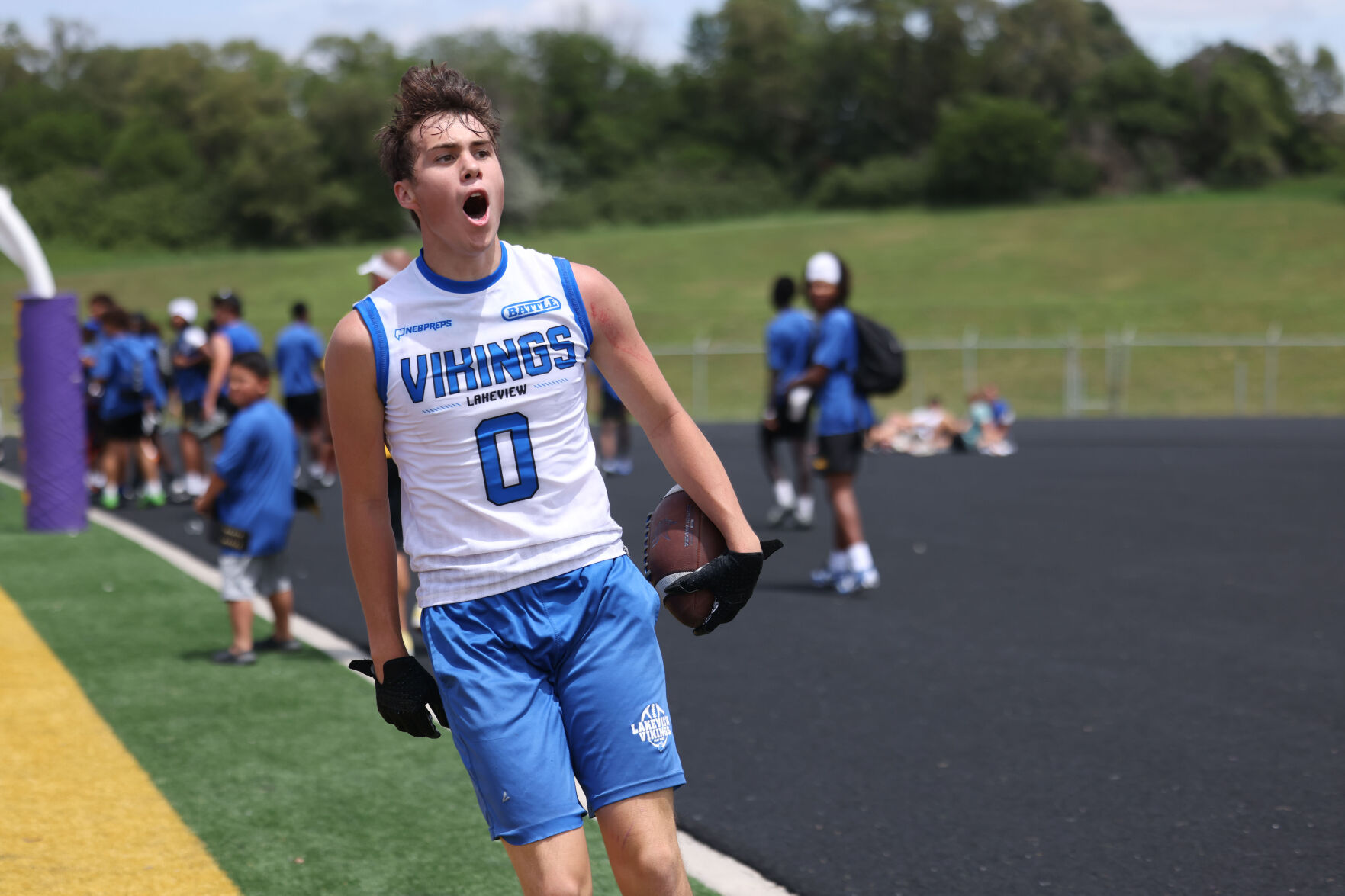 Lakeview football defeats Omaha Westside, makes 7-on-7 semis