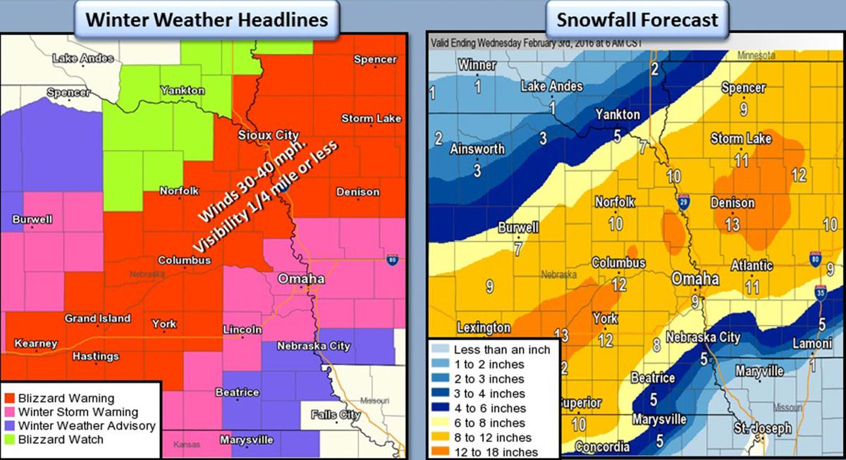 Updated forecast calls for 14 inches of snow in Columbus