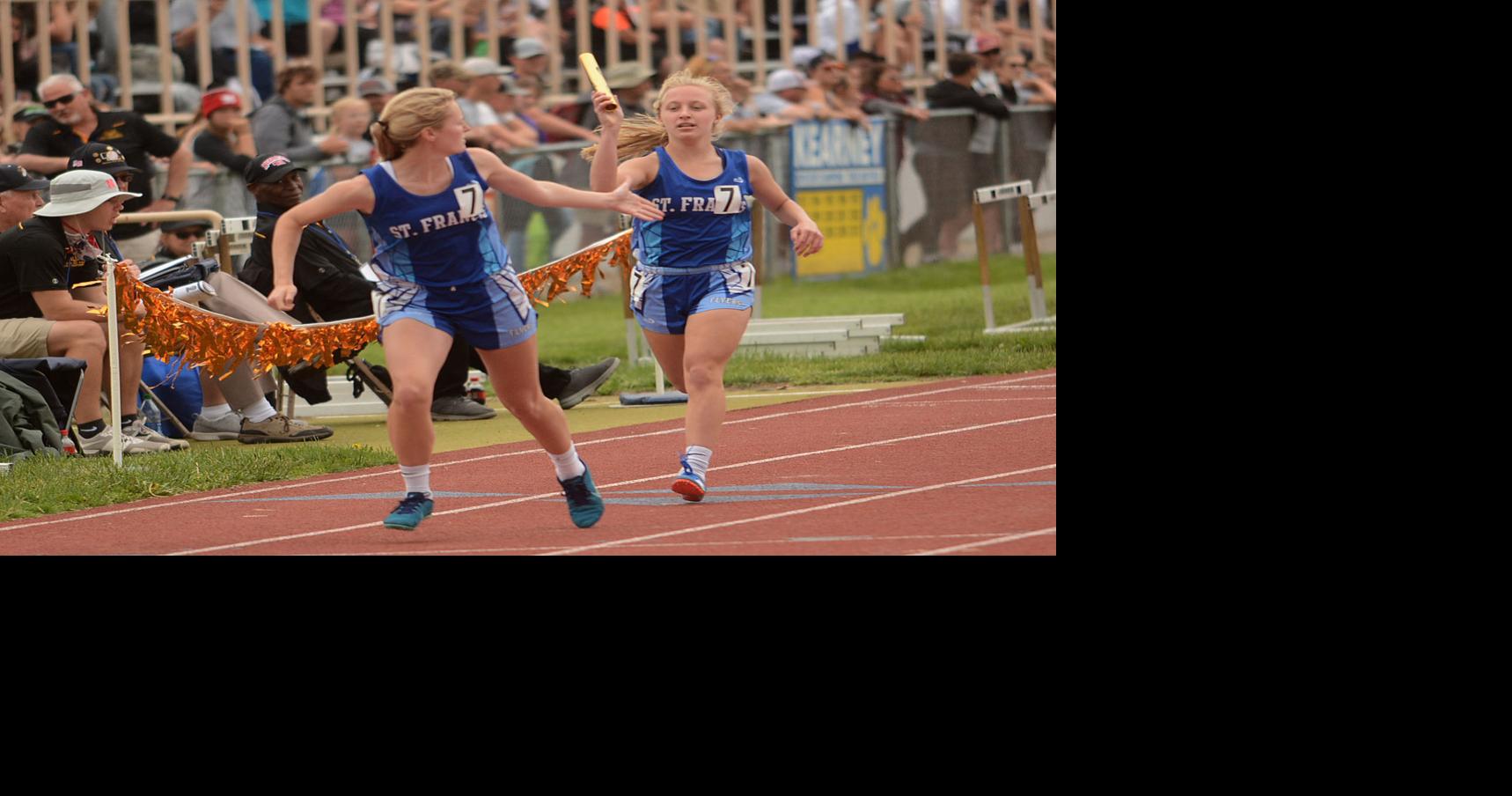 Flyer girls win seven gold, team title at home meet