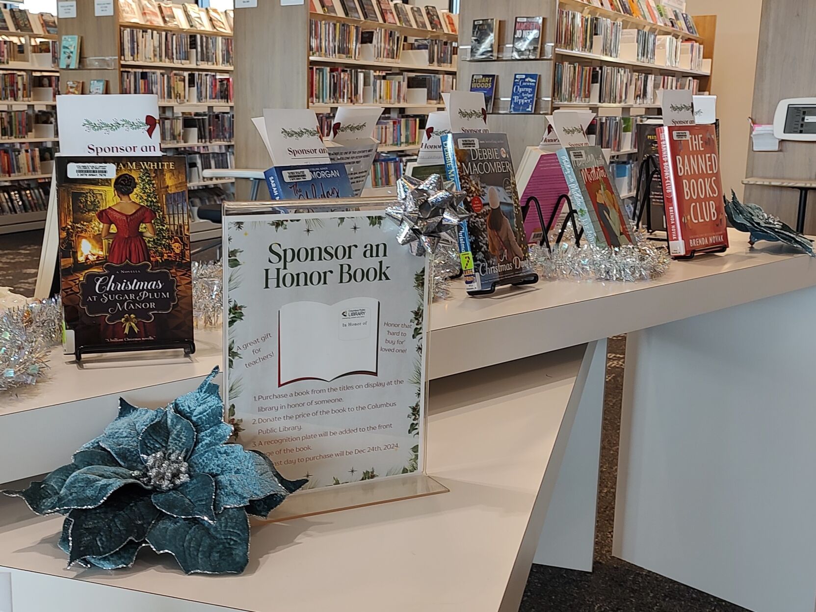 Columbus library offering Honor Books for holiday season
