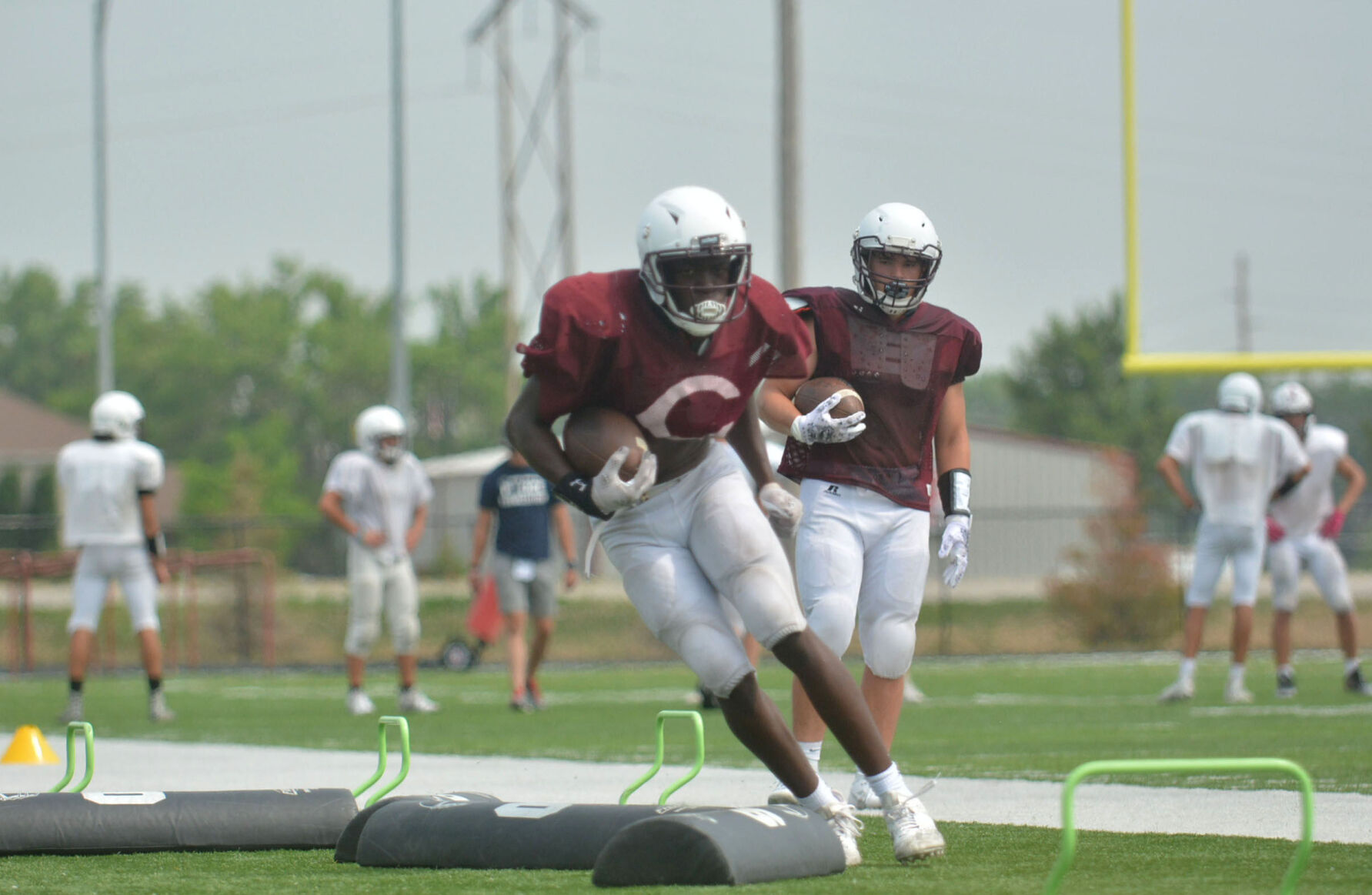 Columbus High football holds summer practice to prepare for fall season