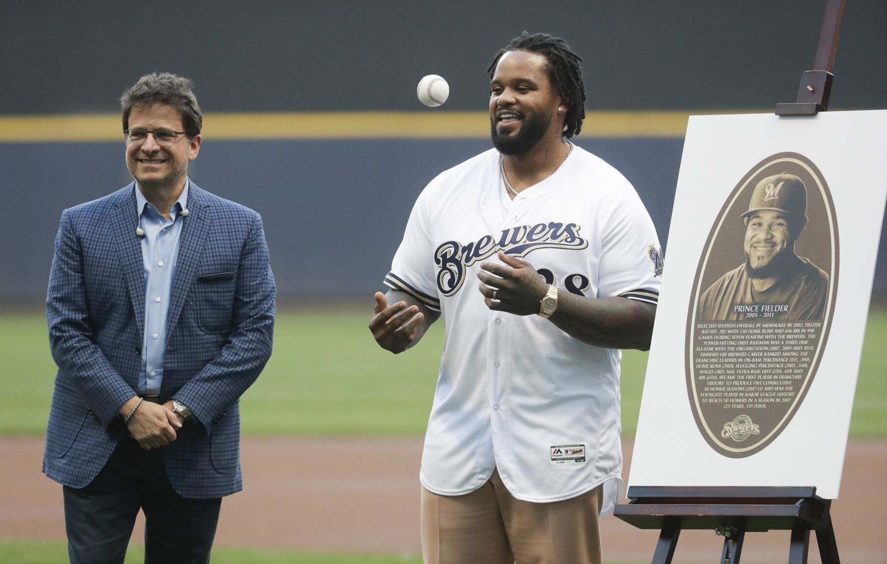 Nationals Brewers Baseball