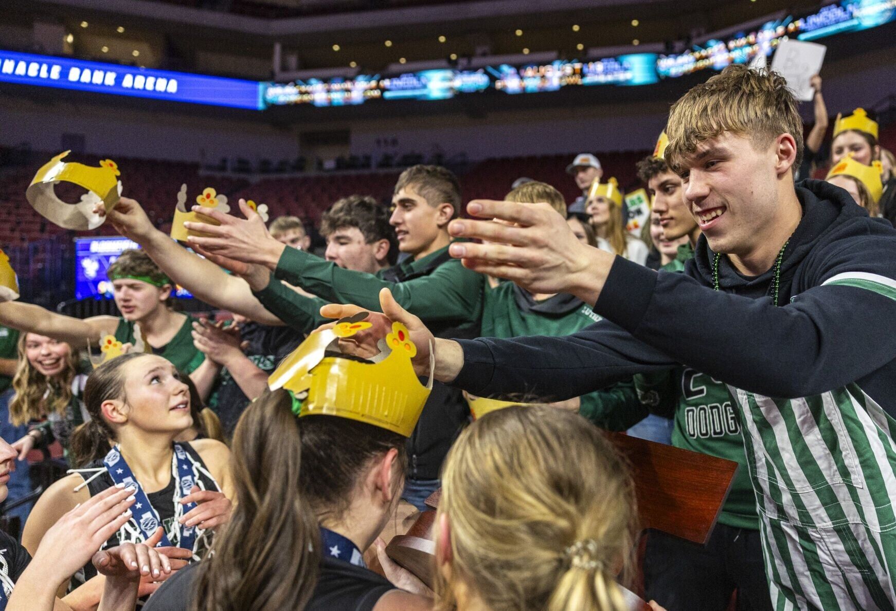 Sights from Howells-Dodge's Class D-1 state title game against Bloomfield