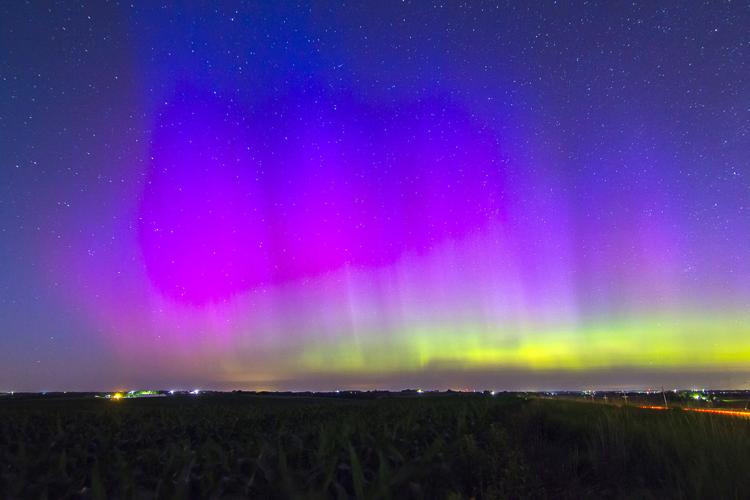 Northern Lights dance in Nebraska