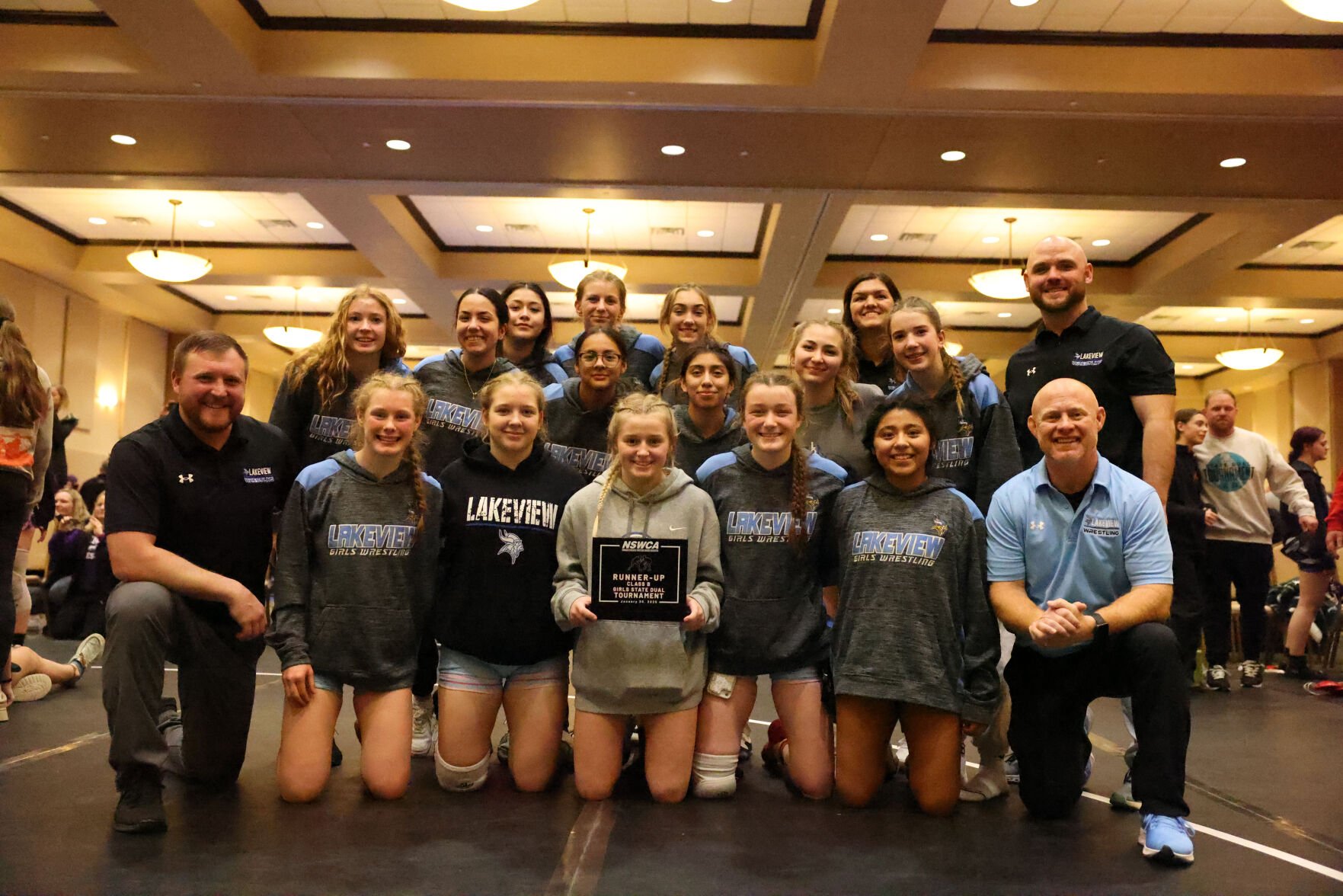 Lakeview girls shine at NSWCA State Duals, claim team silver