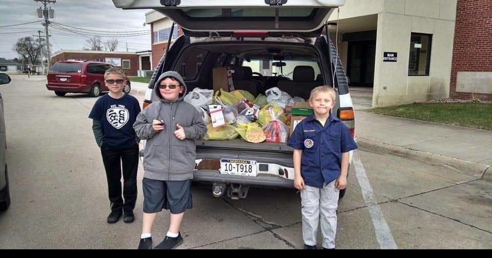 Scouting for Food Drive this weekend