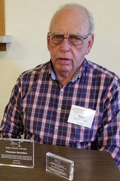 Havelka receives NSAP awards