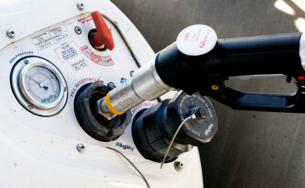 Natural gas station gives drivers another fuel option