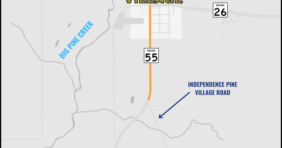 Lane closures to impact State Road 55 in Pine Village | Local News ...
