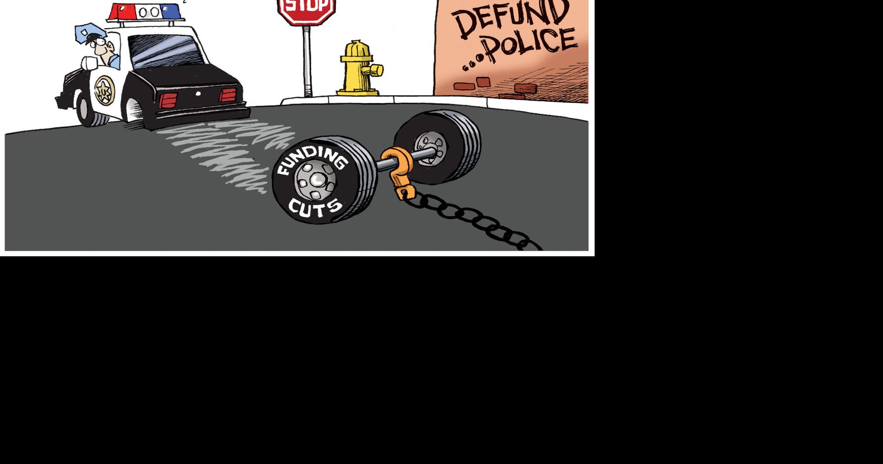 Editorial Cartoon: Defunding Debacle | Opinion | commercial-news.com