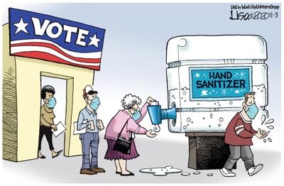 Editorial Cartoon: Voting Process 2020 | Opinion | commercial-news.com