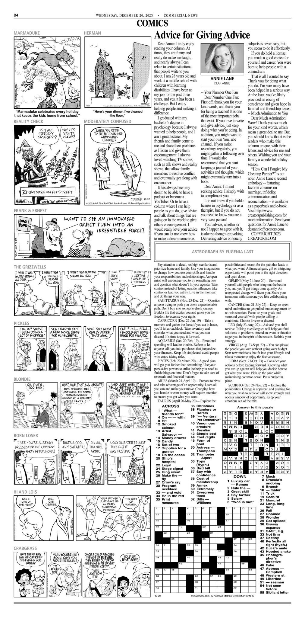 Comics 122023 | | commercial-news.com