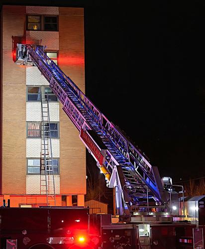 Residents evacuated in Churchill Tower fire | News | commercial-news.com