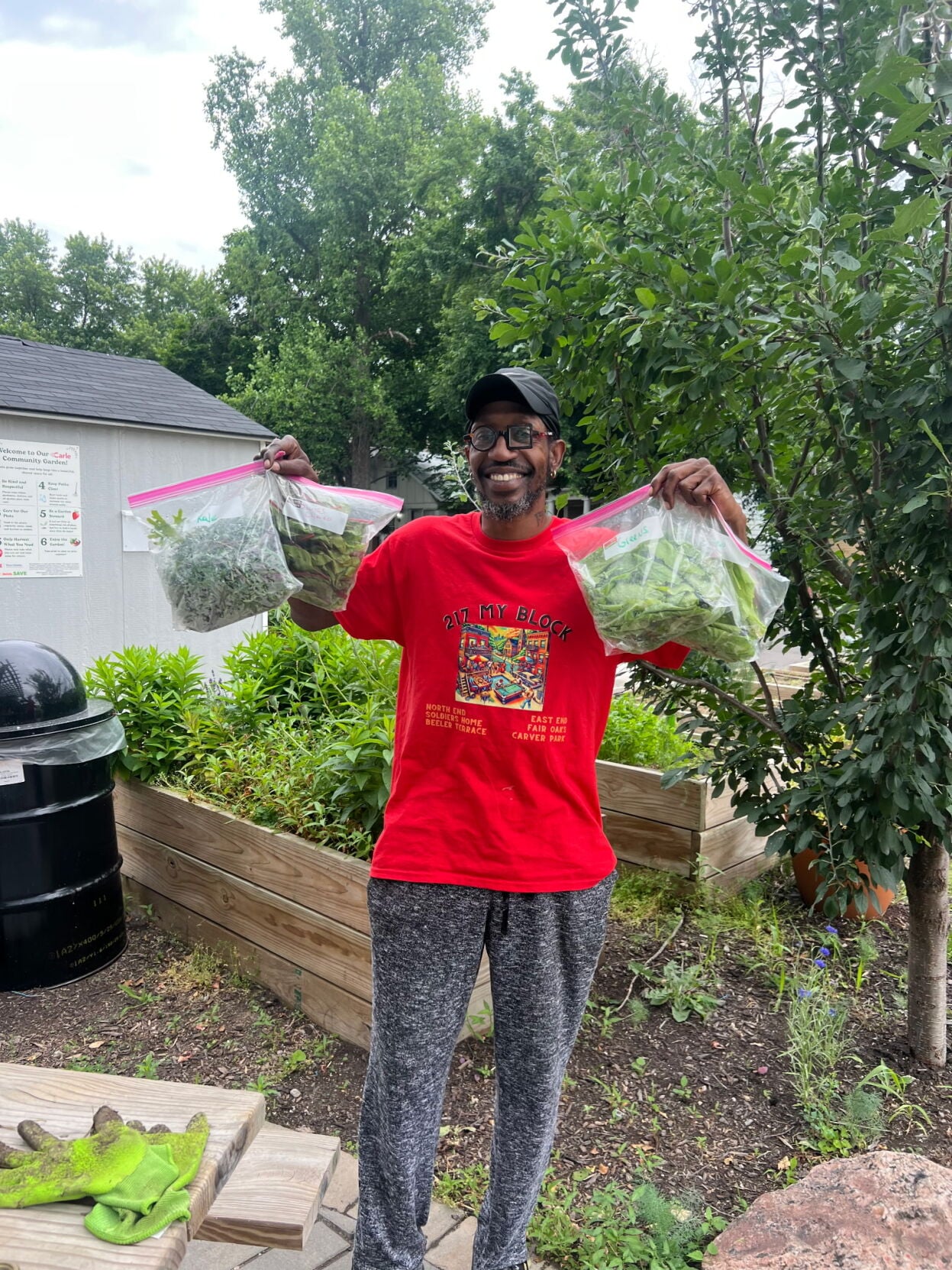 Students, volunteers combine to make a community garden a success ...