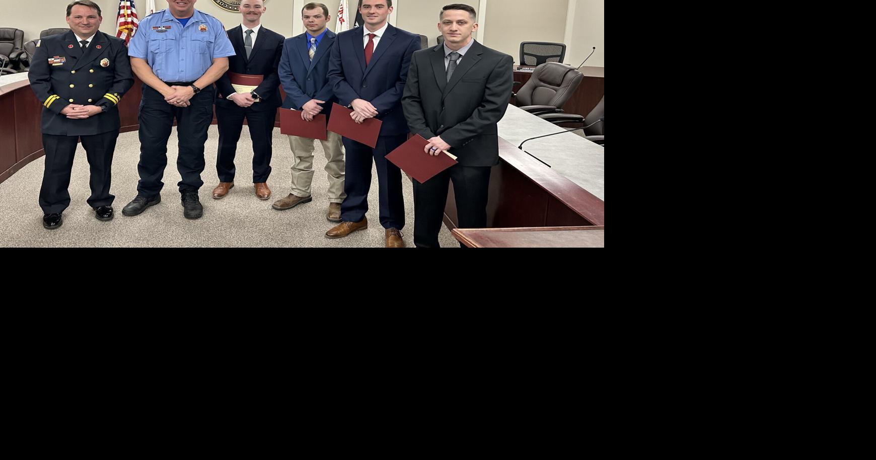 DFD promotes 2, swears in 4 | Local News | commercial-news.com