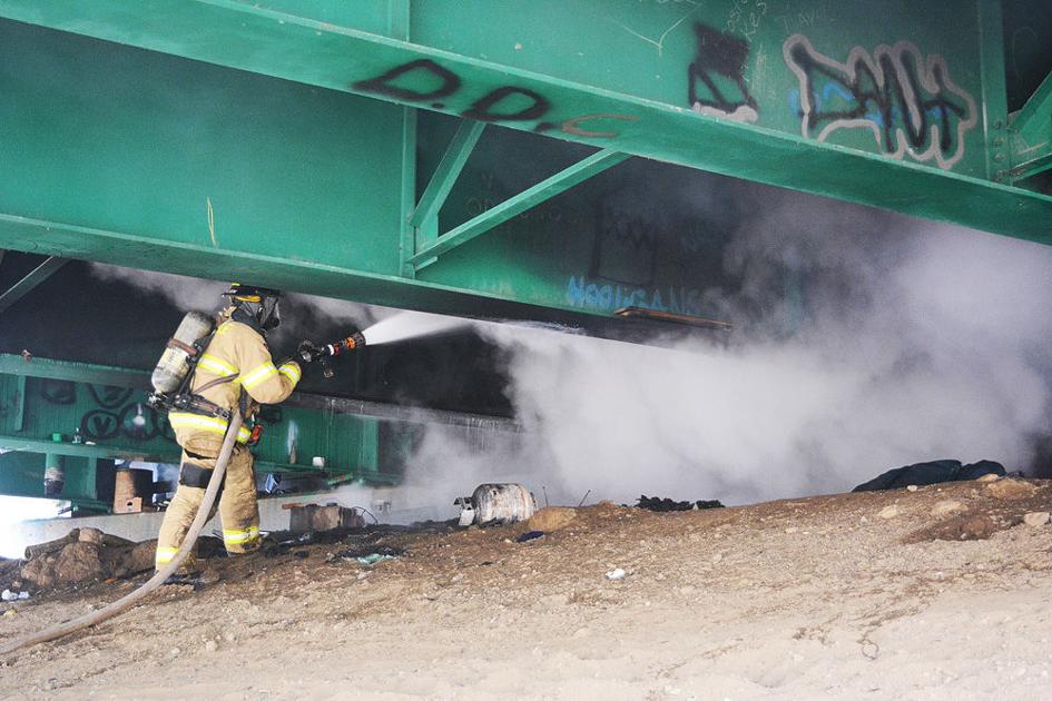 Fire under bridge | News | commercial-news.com