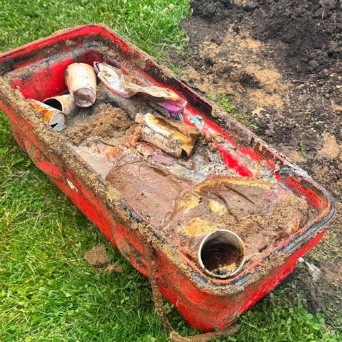 Fithian Time Capsule opened, contents damaged by water | News ...