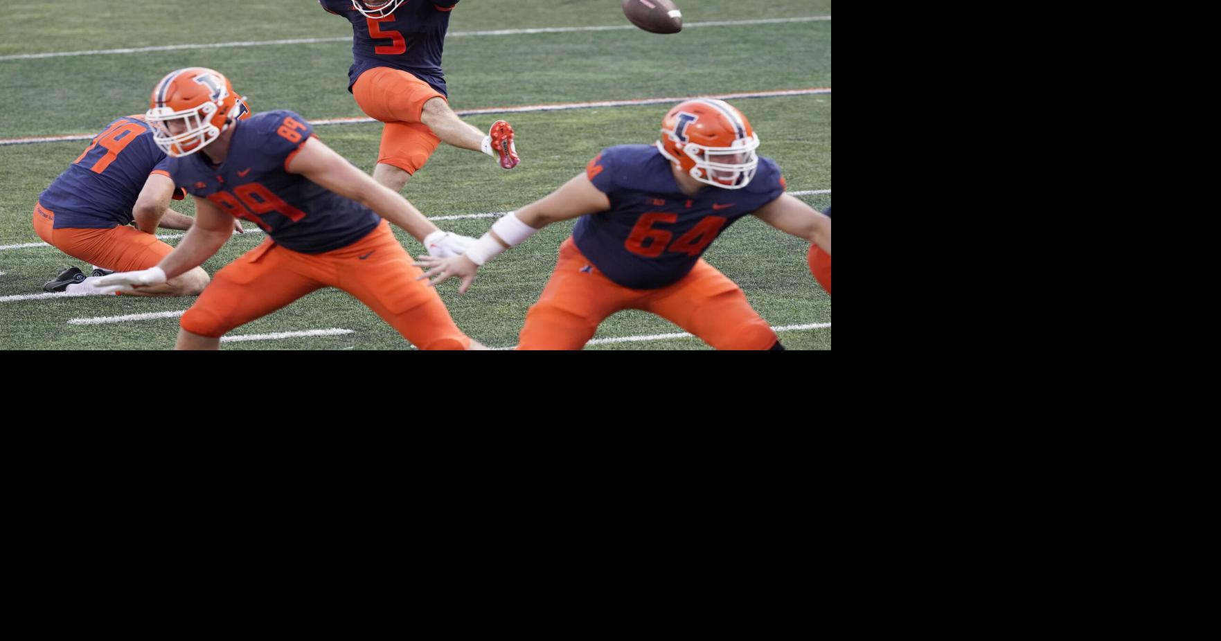 COLLEGE FOOTBALL: Illinois kickers deal with early-season struggles ...
