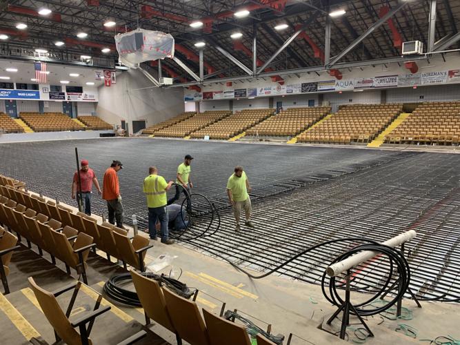 Palmer Arena ice project continues in Danville | Local News ...