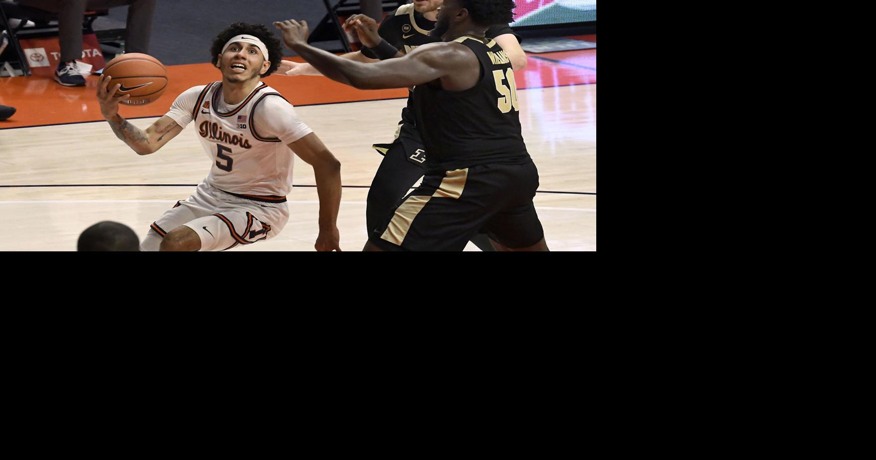 Andre Curbelo comes off the bench to lead Illinois past Purdue | Sports ...