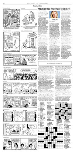 Crossword Puzzle, Advice/Comics for March 29, 2024 | Community ...