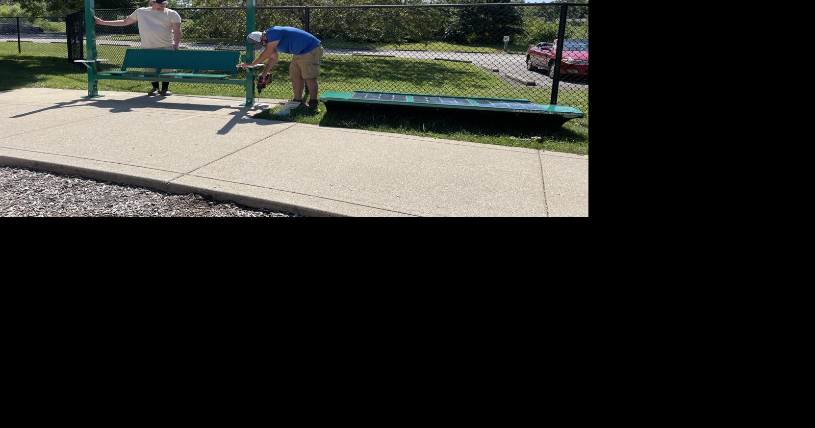 AMBUCS playground upgrades include solar bench | News | commercial-news.com