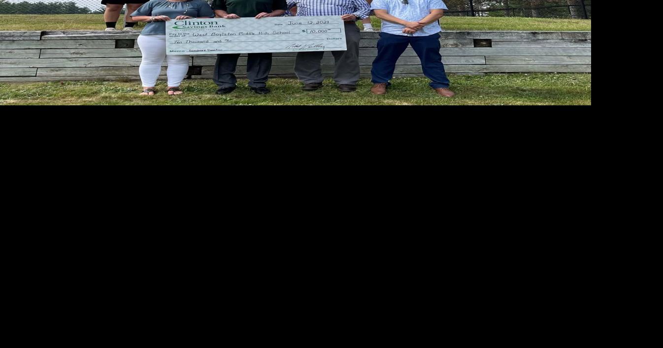 Clinton Savings Bank donation goes toward scoreboard | Business ...