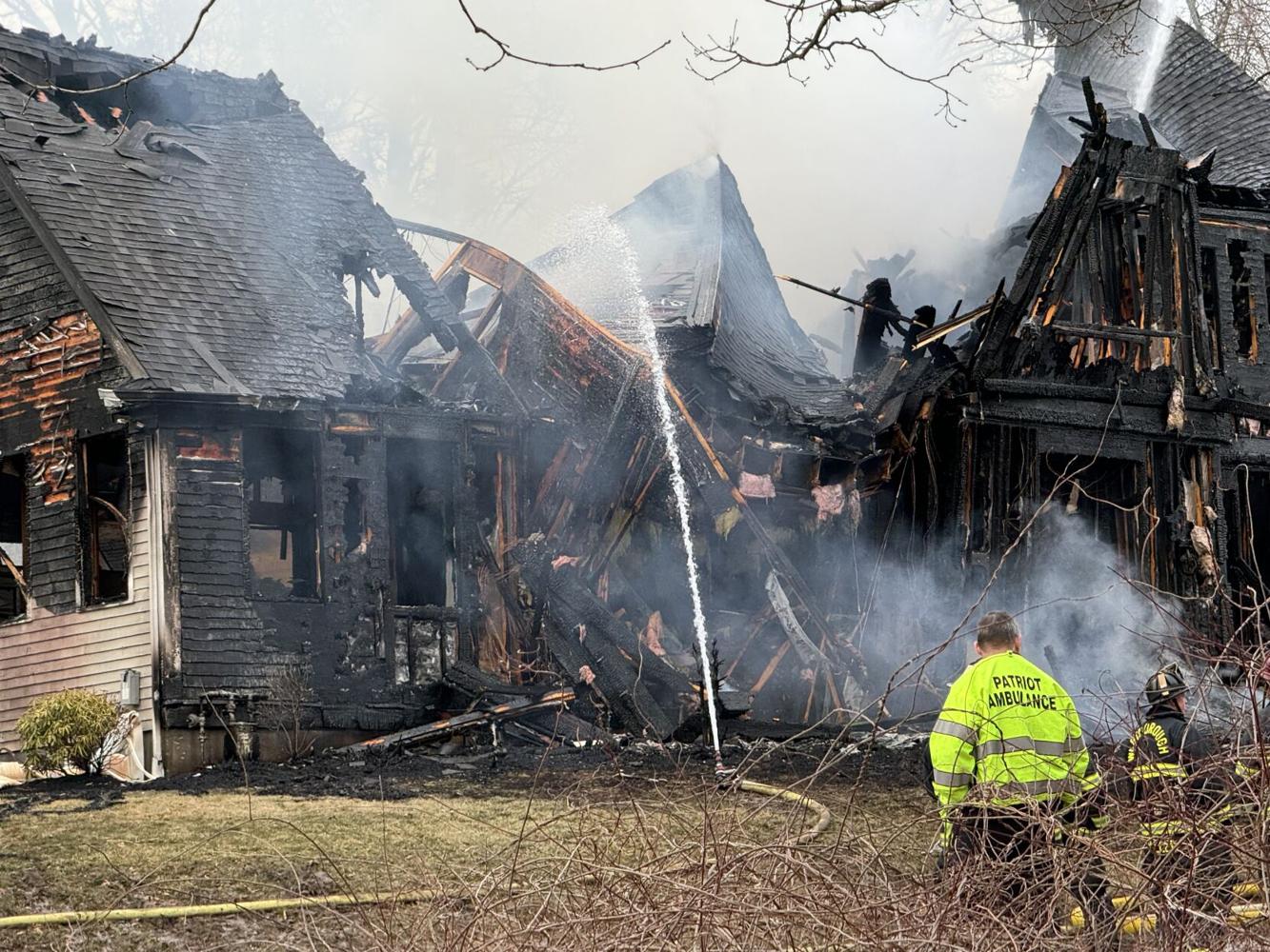 Jenkins Drive fire razes house in Northborough | News ...