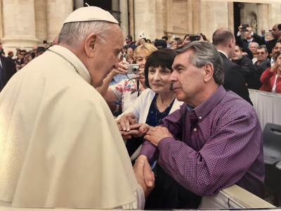 Shrewsbury man recalls meeting Pope Francis in Vatican City | News ...
