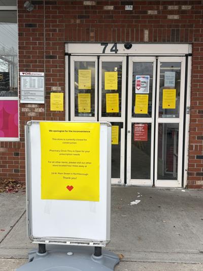 Westborough CVS ‘closed for construction,’ pharmacy remains open | News ...