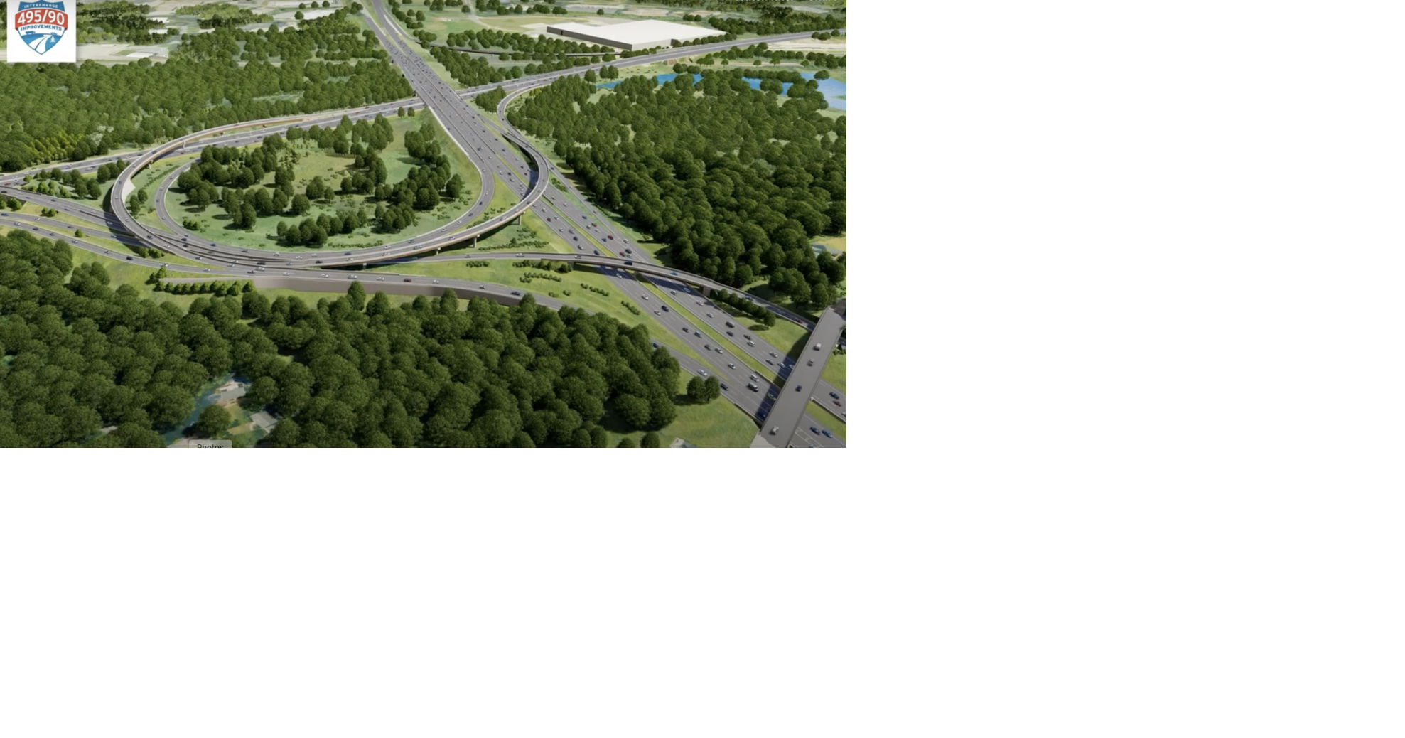 Construction on I-495/I-90 ramp. See the final design | News ...