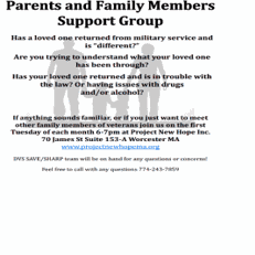 Worcester: Project New Hope parents and family members support group ...
