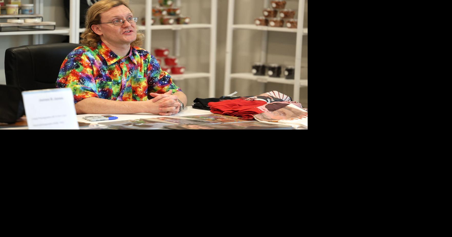 James B. Jones, of 'Love on the Spectrum' Netflix fame, visits ...