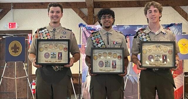 Three members of Troop 77 become Eagle Scouts | Hudson ...