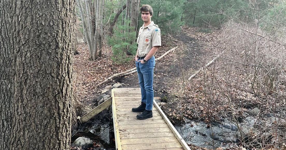 Marlborough scout builds bridges for Eagle Scout project | Marlborough ...
