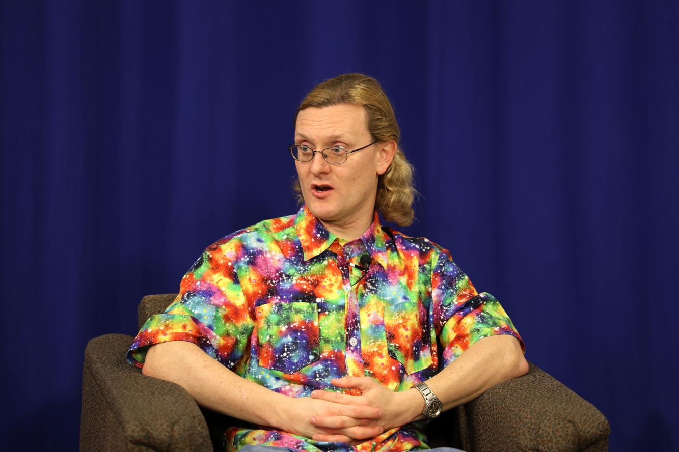 James B. Jones, of 'Love on the Spectrum' Netflix fame, visits ...