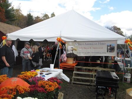 Soldier Brian Arsenault honored at harvest celebration | Business ...