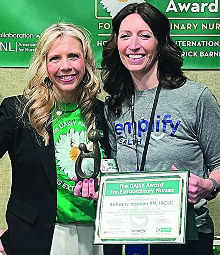 Butikofer and Hanson recognized as Daisy Extraordinary Nurses | Local ...